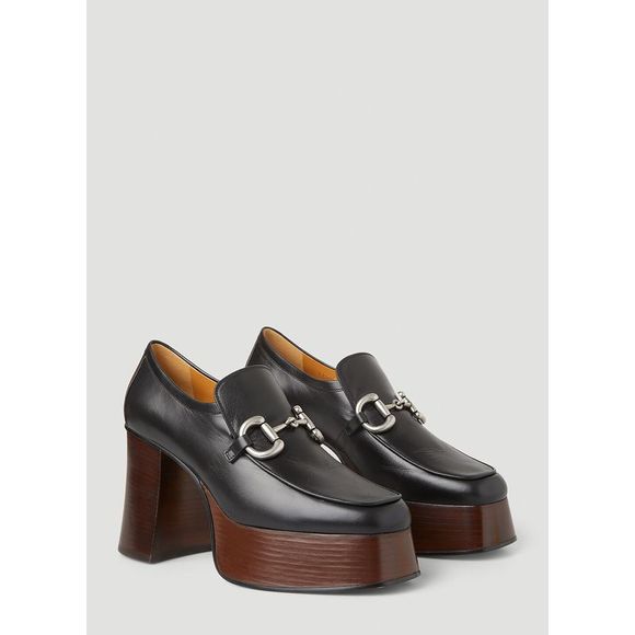 Gucci | Shoes | Gucci Horsebit Platform Loafers In Black | Poshmark